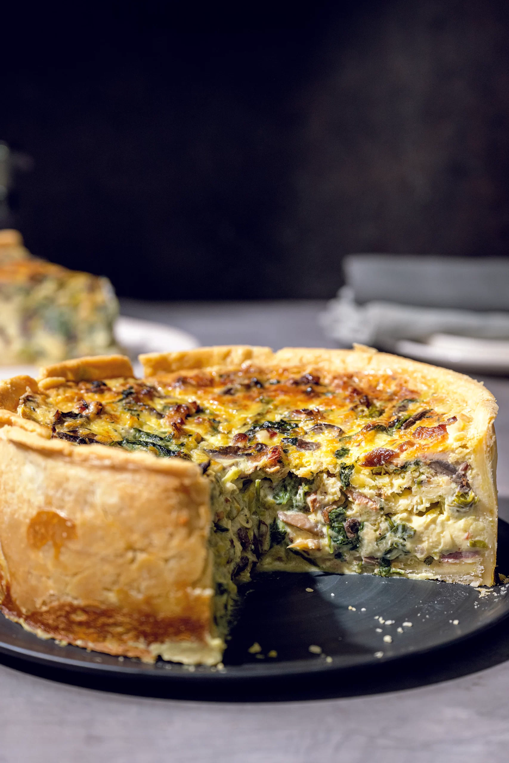 Spring Veggie Quiche Recipe – Easy Brunch Quiche with Asparagus ...