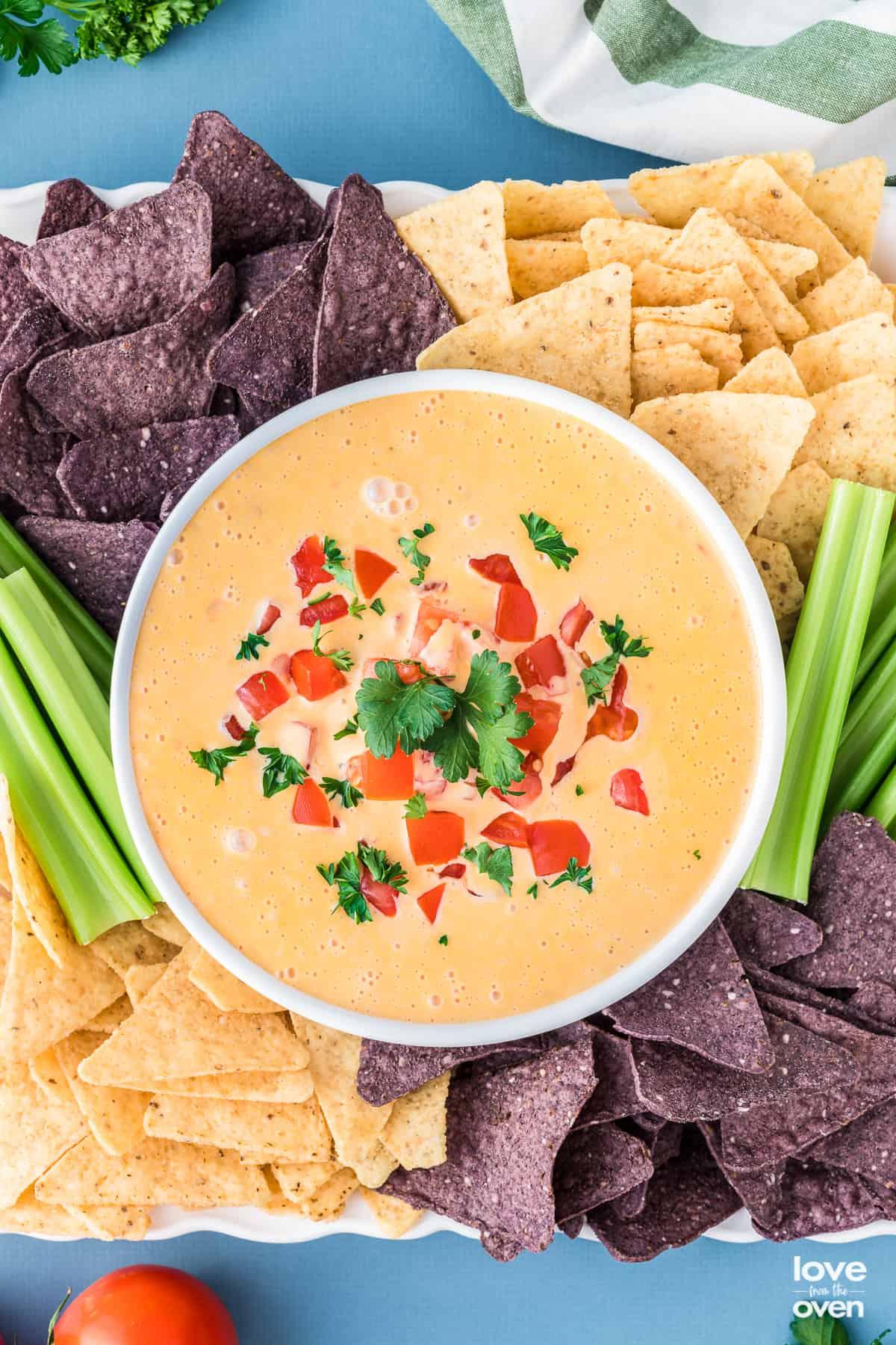 3-Ingredient Queso Recipe - Easy Creamy Cheese Dip in 15 Minutes ...
